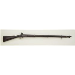 Enfield percussion musket, lockplate dated 1859, bored smooth to .75 ...