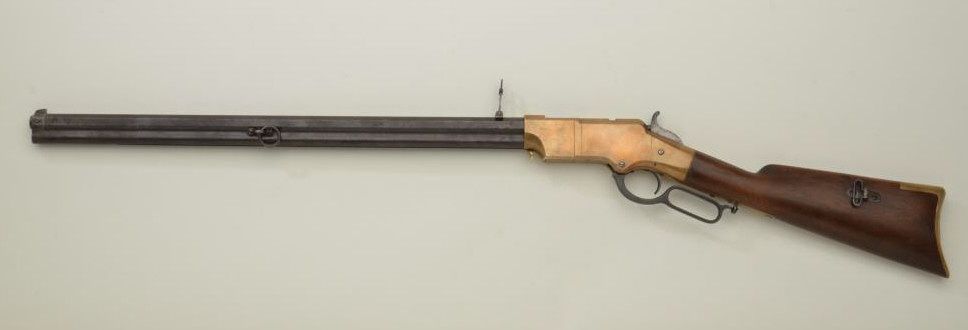 Early Henry rifle in .44 rim-fire caliber serial number 1753. The ...