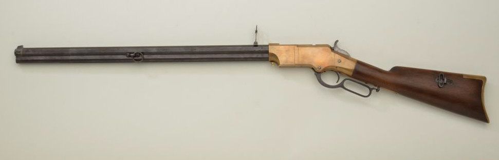 Early Henry rifle in .44 rim-fire caliber serial number 1753. The ...