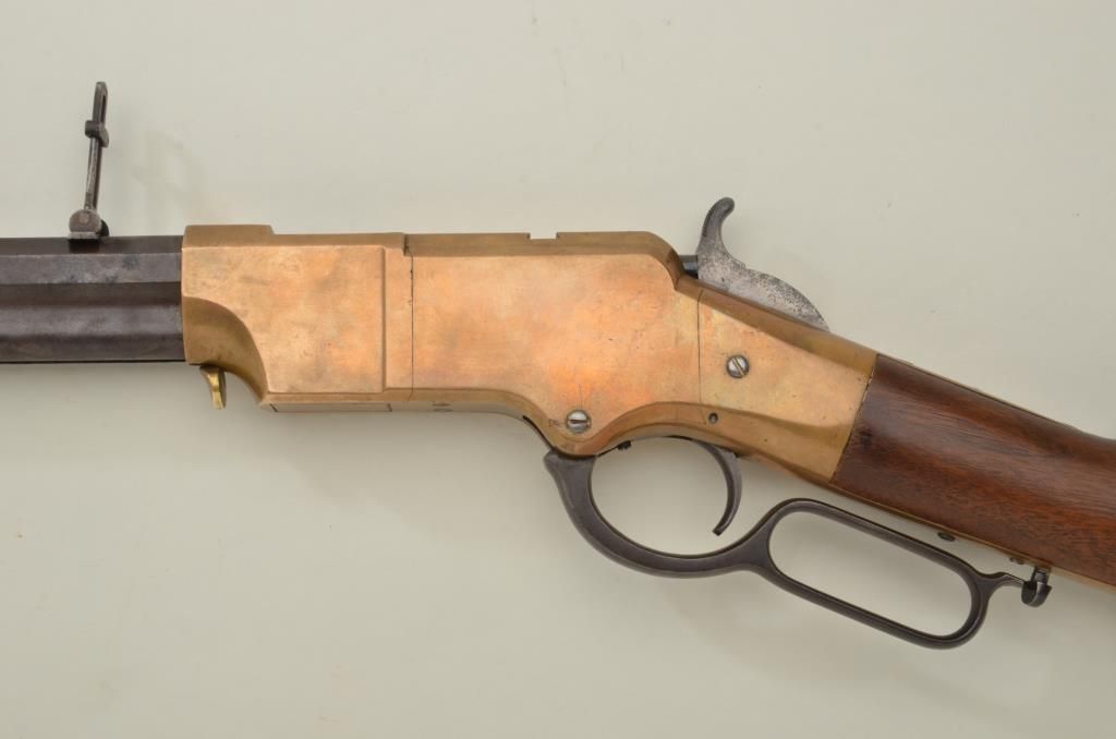 Early Henry rifle in .44 rim-fire caliber serial number 1753. The ...