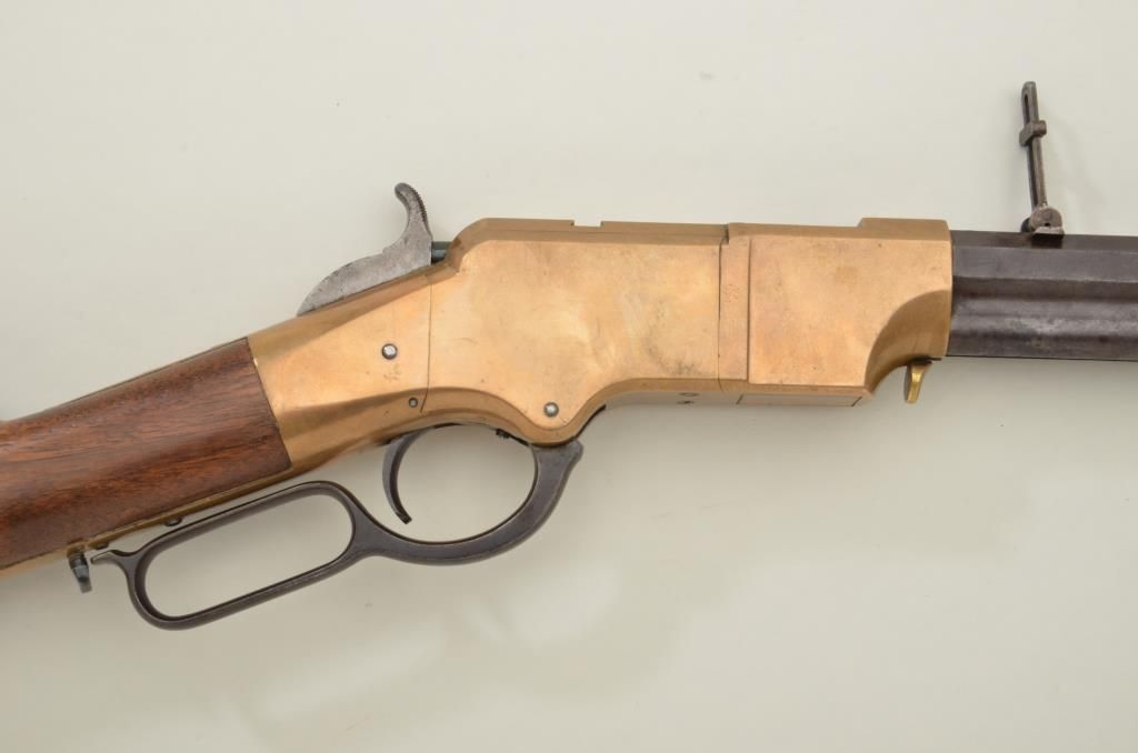 Early Henry rifle in .44 rim-fire caliber serial number 1753. The ...