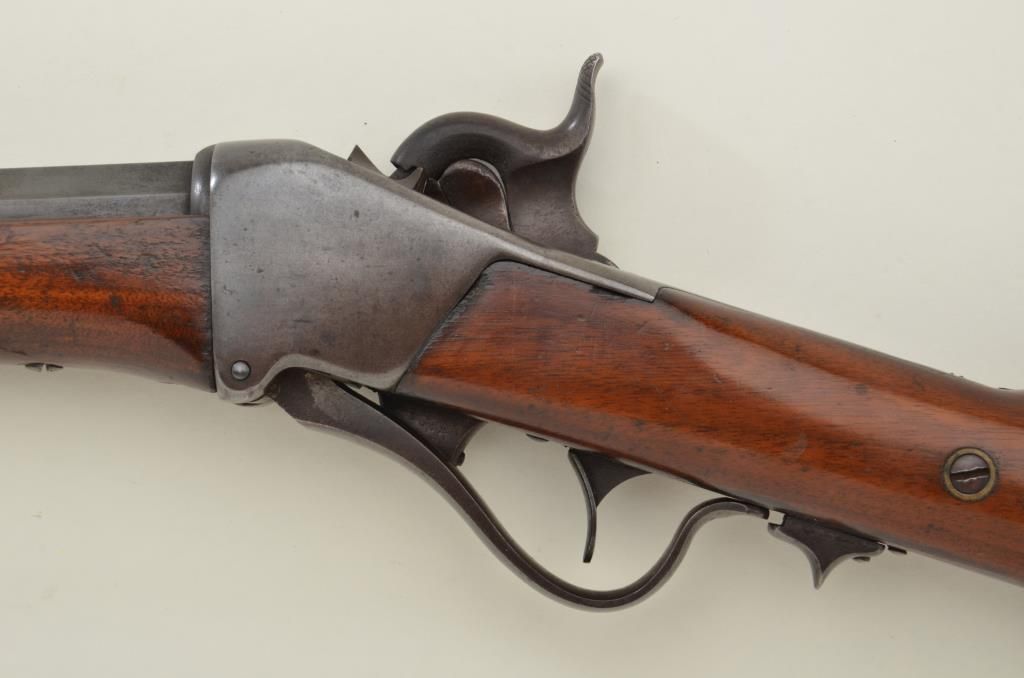 Sharps Model 1851 sporting rifle with Maynard tape primer device ...