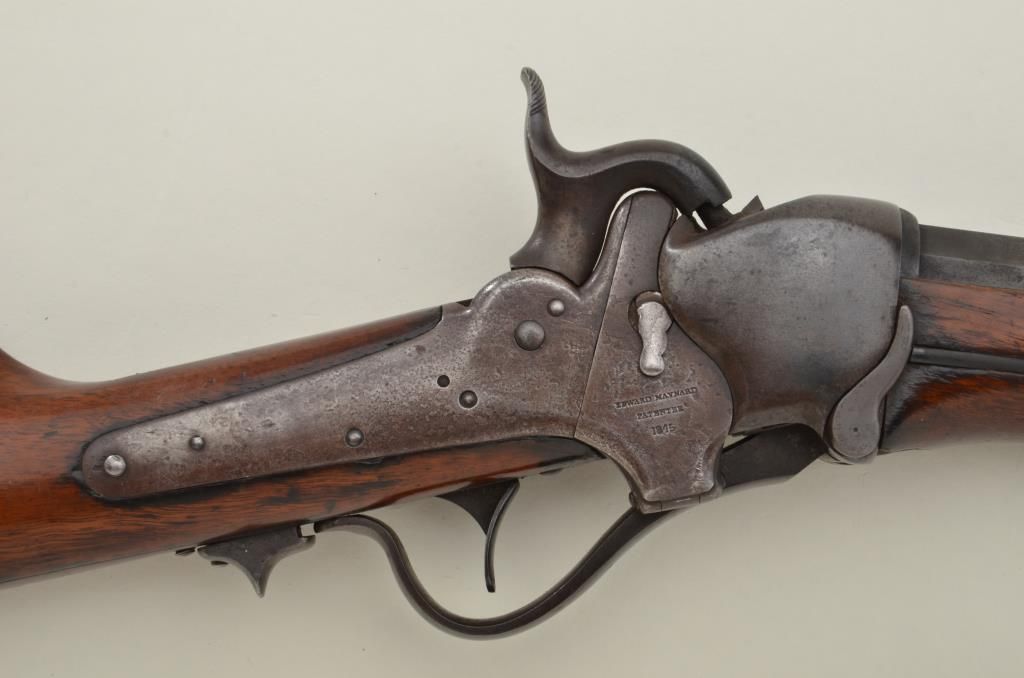 Sharps Model 1851 sporting rifle with Maynard tape primer device ...