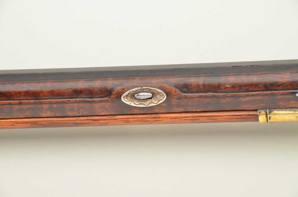 Original flintlock Kentucky rifle made in Western Pennsylvania of good ...