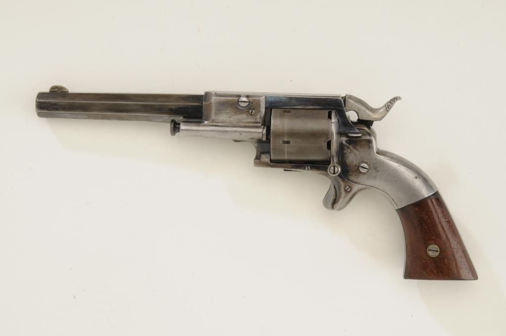Allen & Wheelock Sidehammer Lipfire Pocket revolver, .32 cal., 5 ...