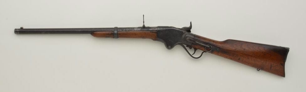 Spencer repeating carbine, .50 cal., desirable 22” barrel, stabler cut ...