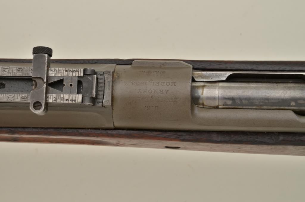 Early U.S. Springfield Model 1903 bolt action rifle, .30-06 cal., 24” A ...