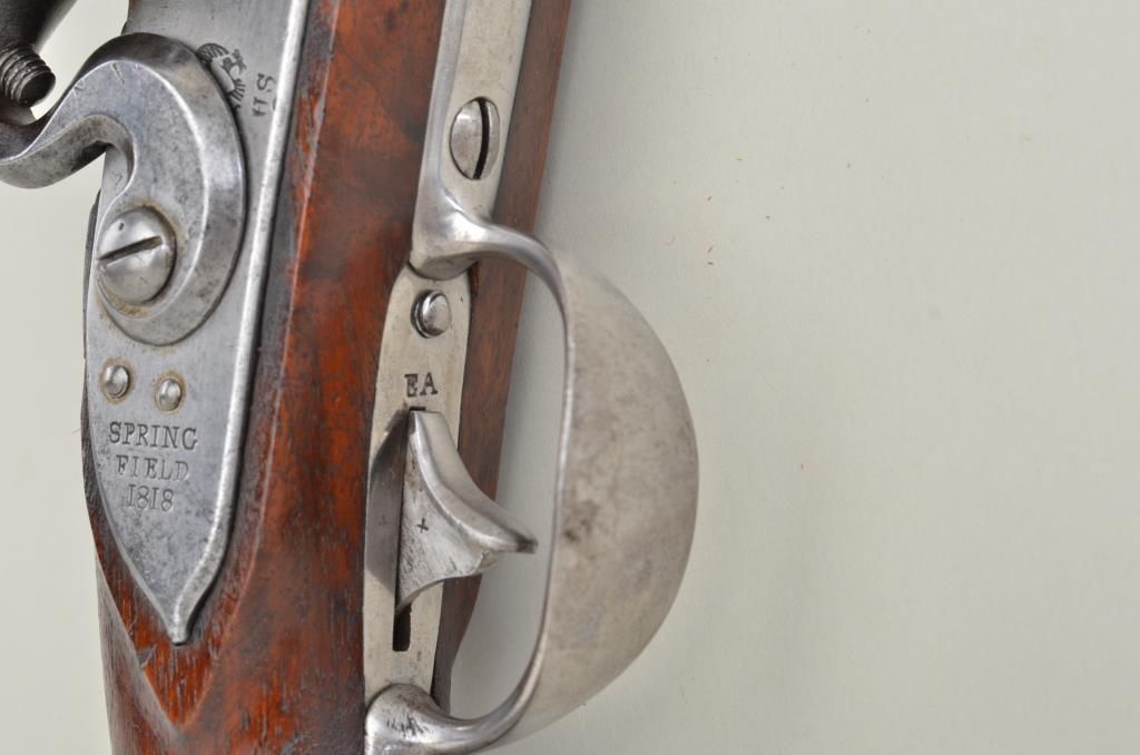 U.S. Springfield Model 1818 flintlock pistol, .69 cal., 10-5/8” barrel ...