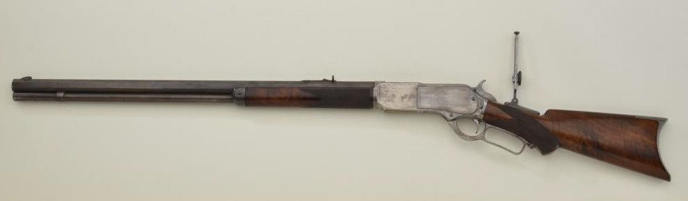 Winchester Model 1876 “open top” special ordered deluxe rifle in .45-75 ...