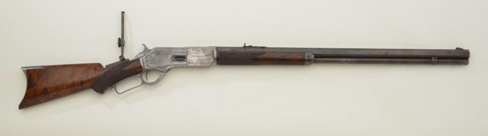 Winchester Model 1876 “open top” special ordered deluxe rifle in .45-75 ...