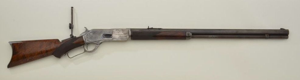 Winchester Model 1876 “open top” special ordered deluxe rifle in .45-75 ...