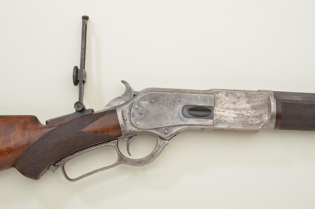 Winchester Model 1876 “open top” special ordered deluxe rifle in .45-75 ...