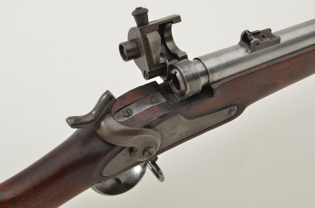 U.S. Springfield Joslyn Breech-loading cartridge rifle, .50 cal., 35-1/ ...