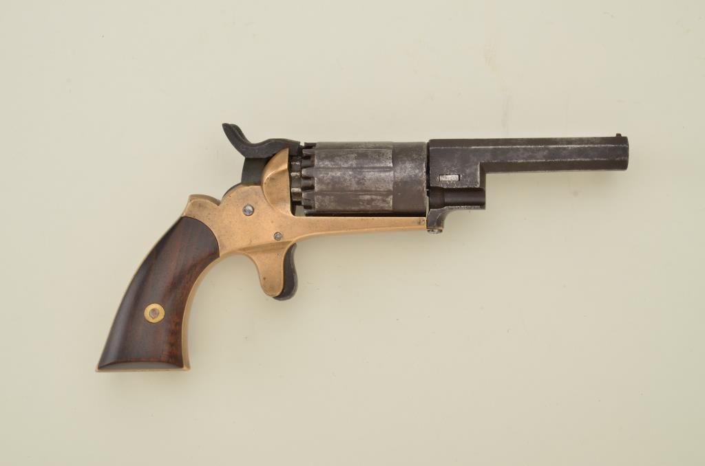 Walsh 10 shot percussion revolver with 5 chambers made for superposed ...