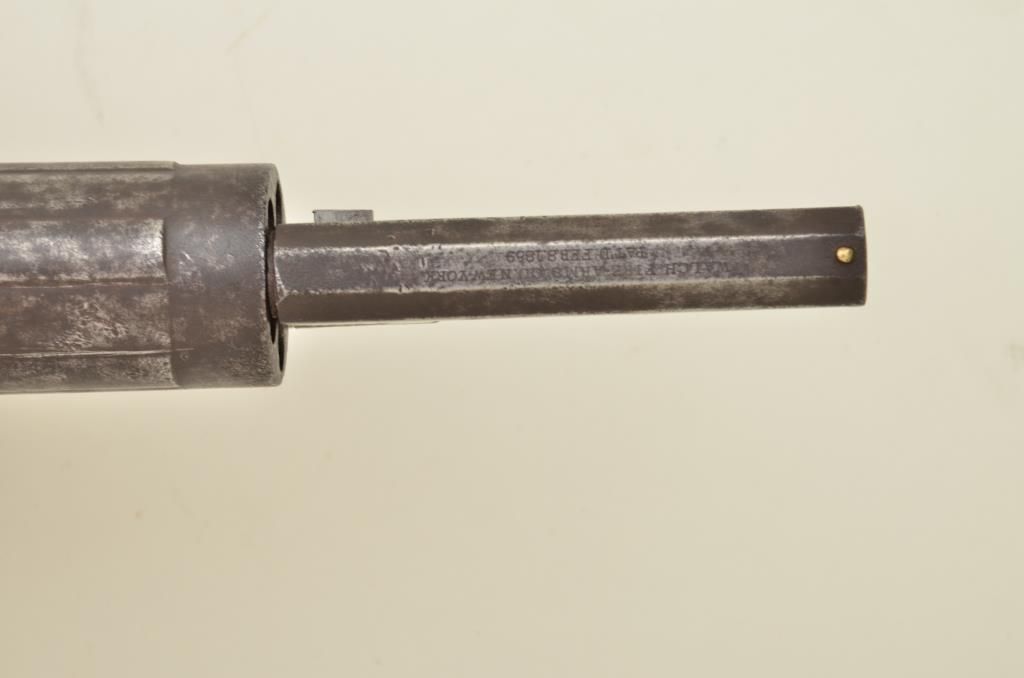 Walsh 10 shot percussion revolver with 5 chambers made for superposed ...