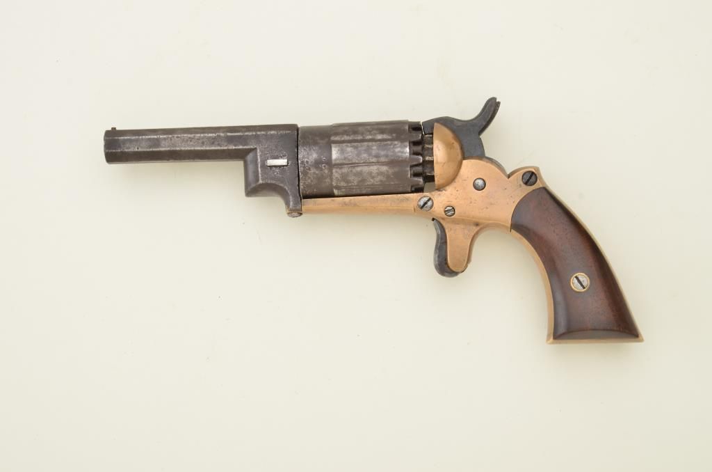 Walsh 10 shot percussion revolver with 5 chambers made for superposed ...
