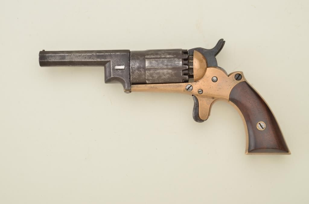 Walsh 10 shot percussion revolver with 5 chambers made for superposed ...