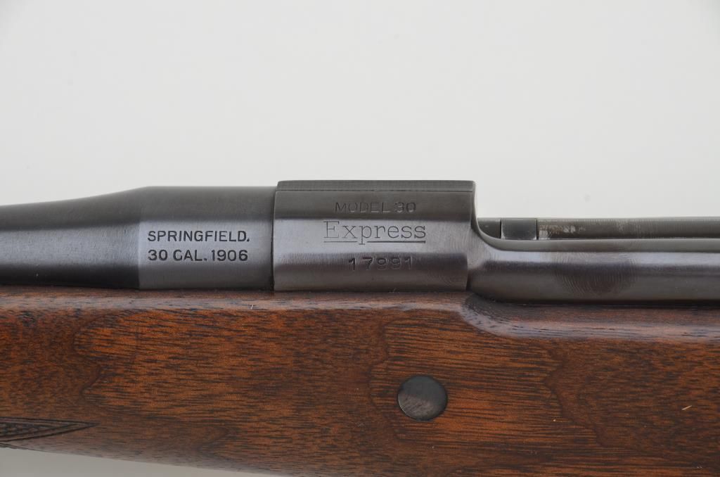 Remington Model 30 Express bolt action rifle, Springfield .30 Cal. 1906 ...