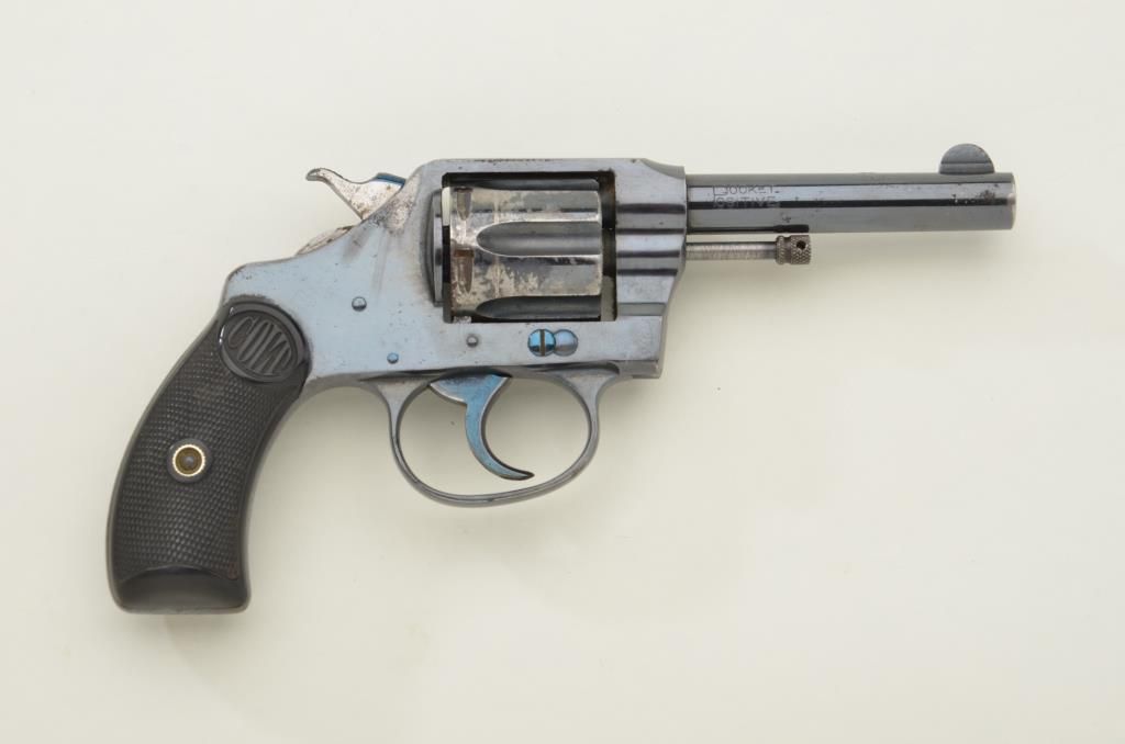 Colt New Police DA revolver, .32 cal., 3-1/2” barrel, high polish blue ...