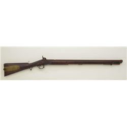 British percussion back action lock full stock rifle, .70 cal., 30 ...