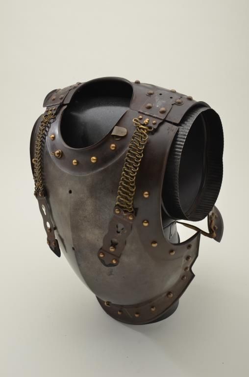 Napoleonic breast and back plates in overall good condition with a ...