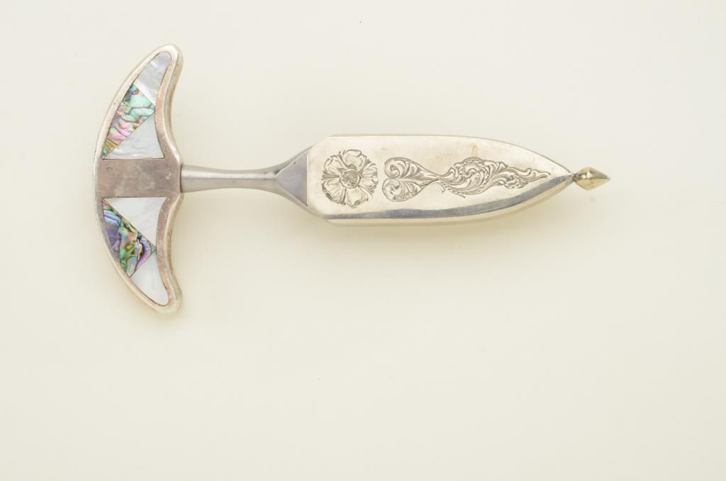 Finely hand-made custom push dagger in gold rush era California style ...