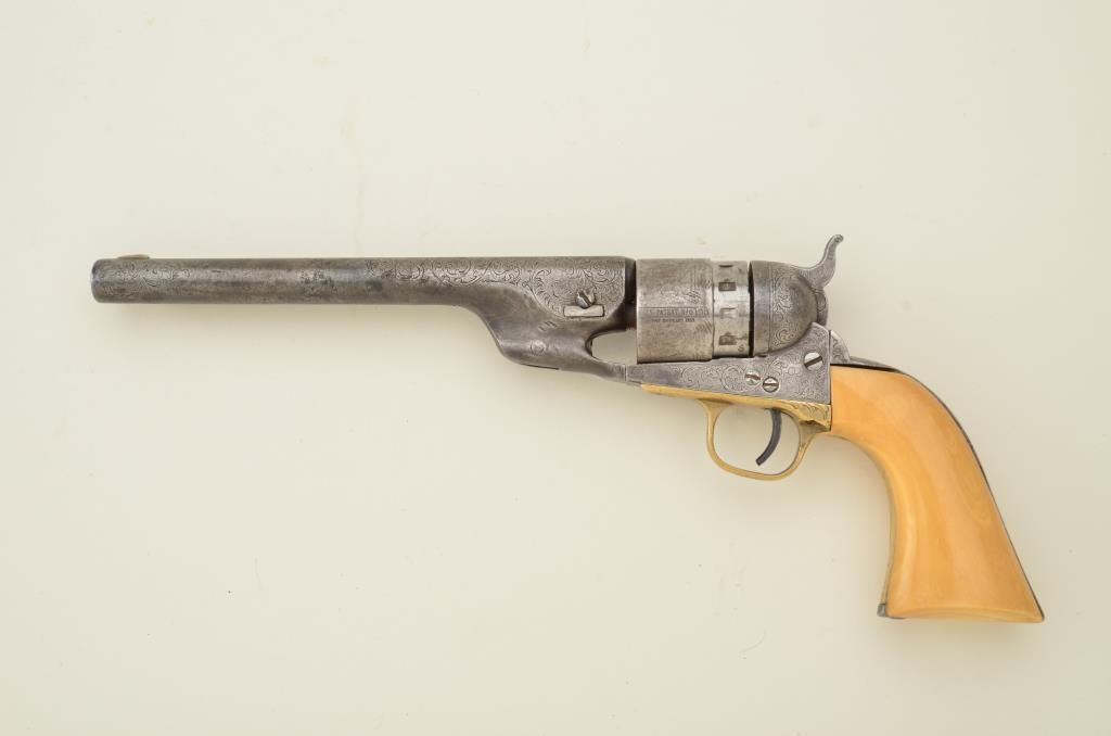 Colt 1860 Army Richards Mason style conversion to .44 center-fire with ...
