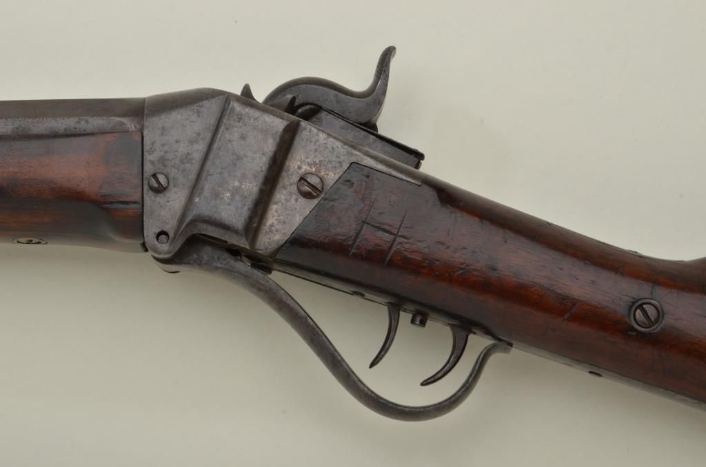Sharps Model 1853 sporting rifle in .52 caliber with 26” octagon barrel ...