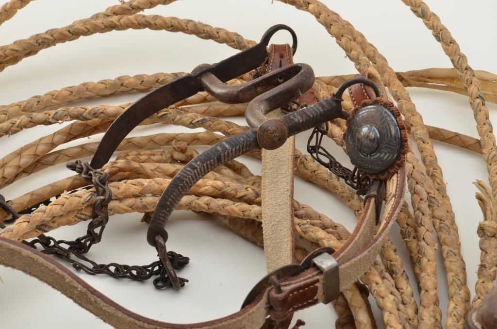 Mexican Vaquero saddle with full outfit for display. Includes; boots ...