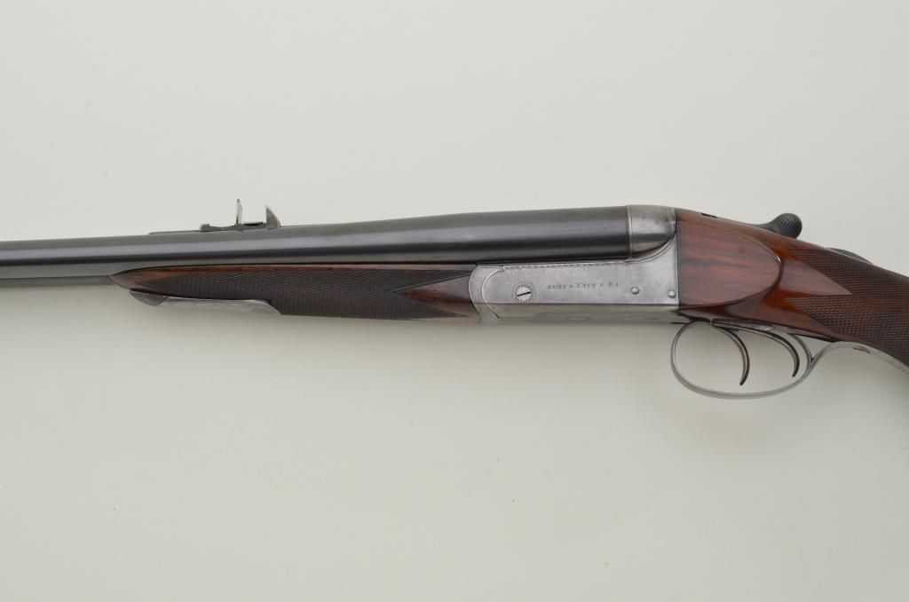 English double rifle marked Army and Navy C. S. L. London, 450/400-60 ...