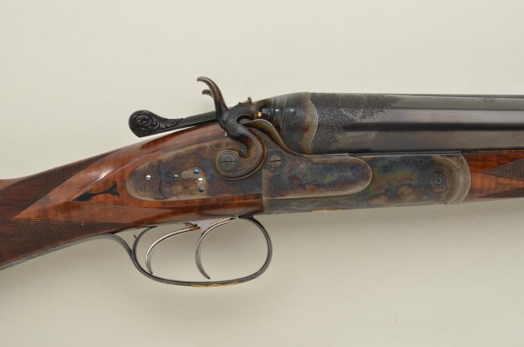 Extra fine exhibition quality J.P. Sauer & Son, 12 gauge pre-war double ...