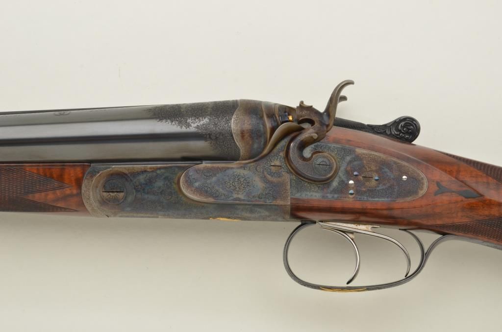 Extra fine exhibition quality J.P. Sauer & Son, 12 gauge pre-war double ...