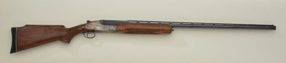 Perazzi model TM 1-SCO custom upgraded, high art engraved and gold ...