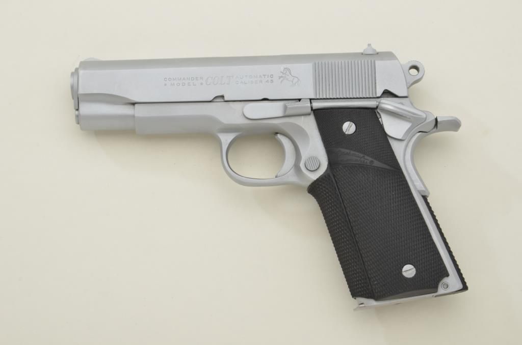 Colt series 70 commander .45 ACP caliber semi-automatic pistol with ...