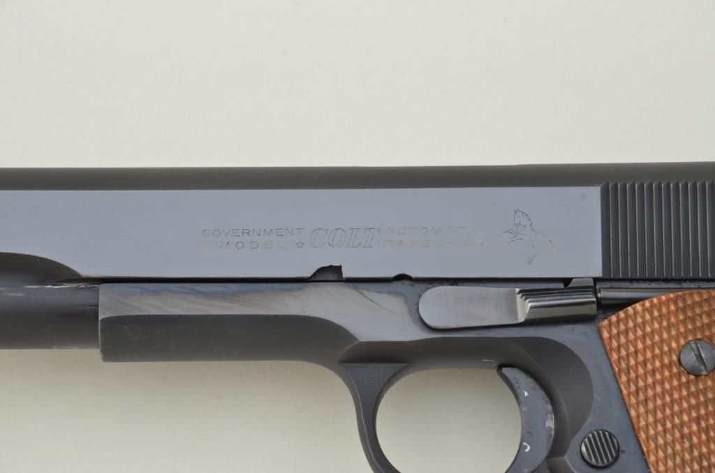 Colt government model pre-series 70 semi-automatic pistol in 45 ACP ...