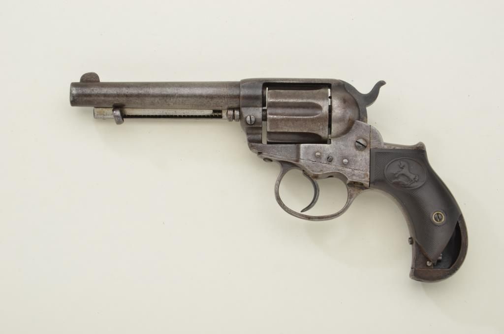 Colt Model 1877 DA revolver, .41 cal., 4-1/2” barrel, dark patina ...