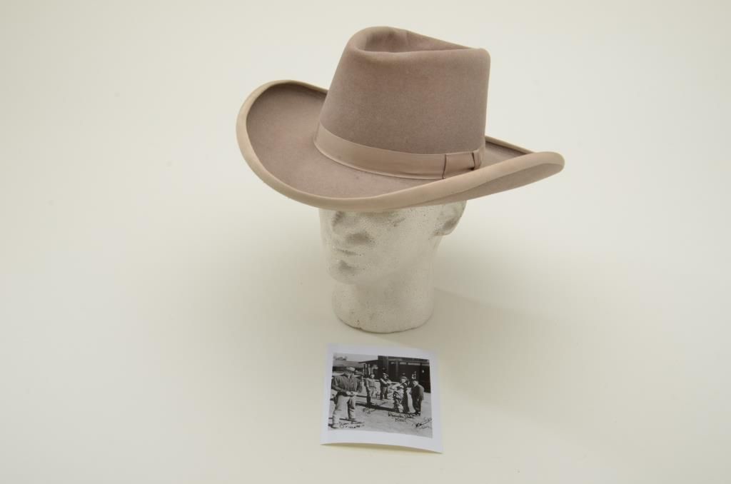 Western-style hat property of James Arness and worn by him in the epic ...