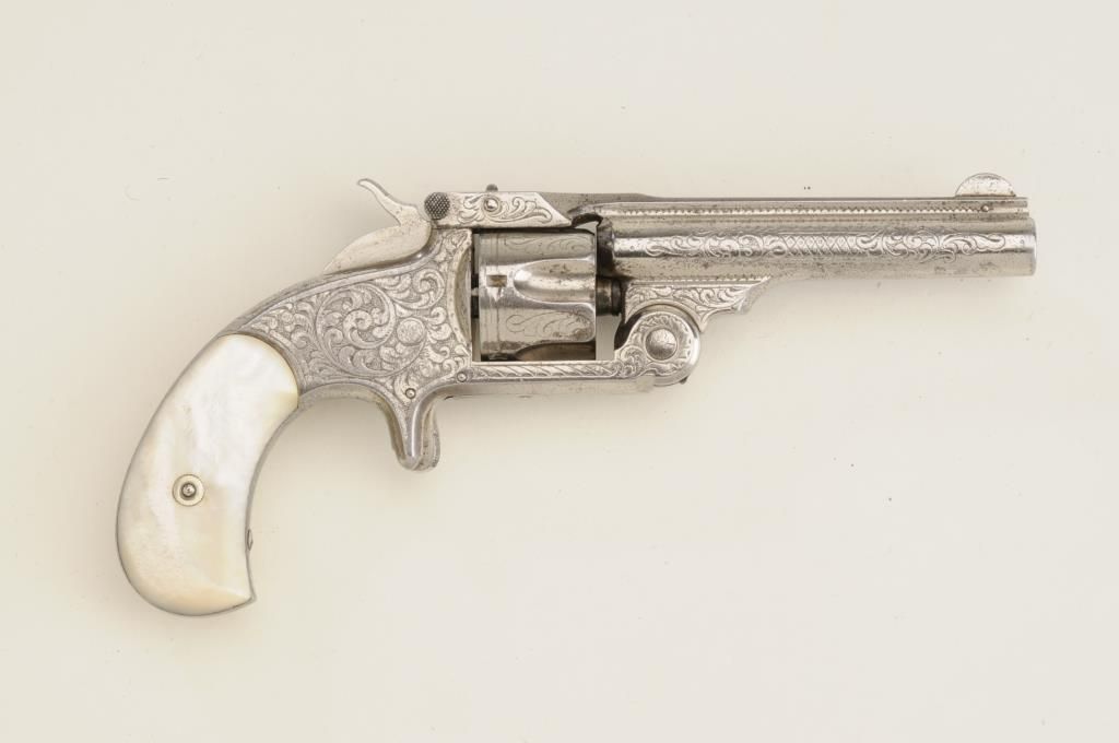 Smith & Wesson .32 Single Action spur trigger top break revolver, .32 ...