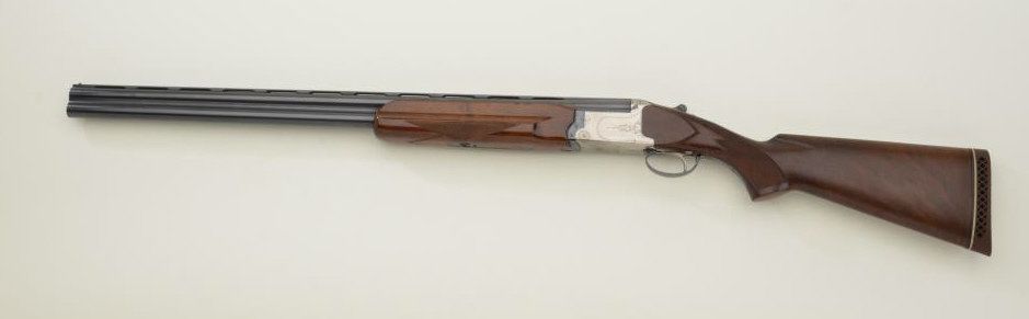 Nikko model 5000, 12 gauge over and under shotgun showing 28” barrels ...