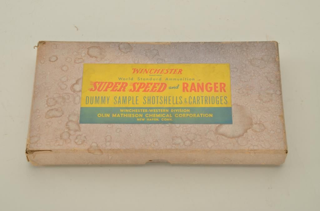 Winchester dummy cartridge sample set for salesman or display ...