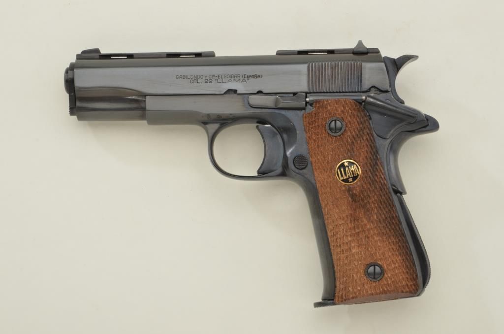 Spanish-made Llama semi-auto pistol, .22 cal., 3-3/4” barrel, blue ...