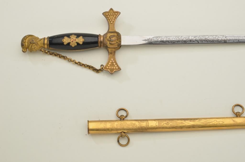 Knights of Columbus sword by Ames Sword Company in very good condition ...