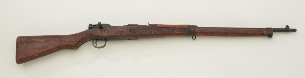 Japanese Arisaka Type 99 bolt action short rifle, 7.7mm cal., 26 ...
