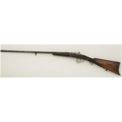 Antique Flobert single shot rifle, 9mm cal., 25-1/2” barrel, blue ...