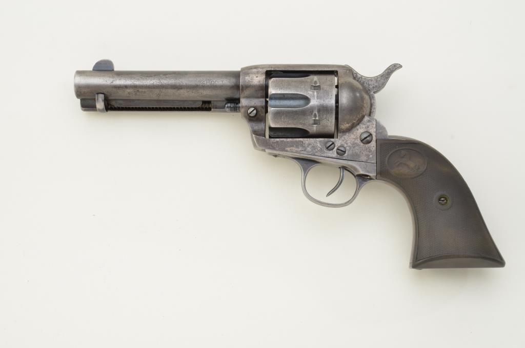 Colt Single Action Army revolver .41 caliber, 4 ¾” barrel, blue and ...