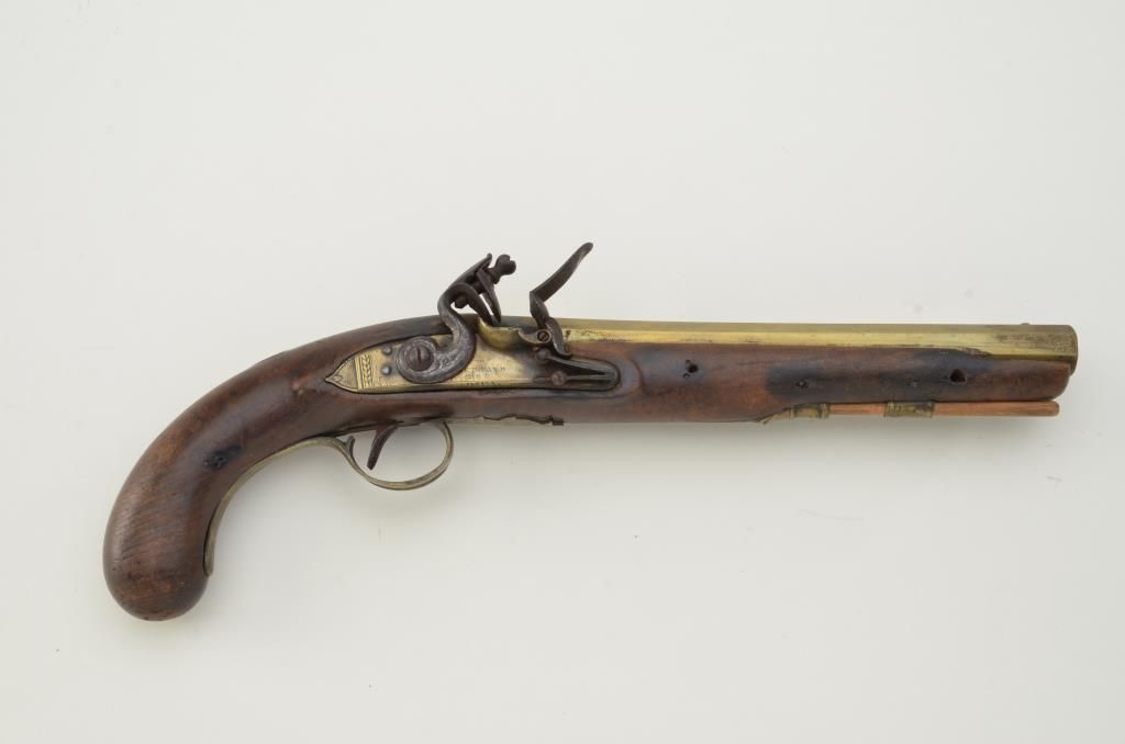 T. Ketland and Co. flintlock pistol circa 1800 to 1830 with octagon ...