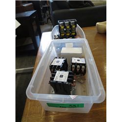 Two containers of fuse boxes