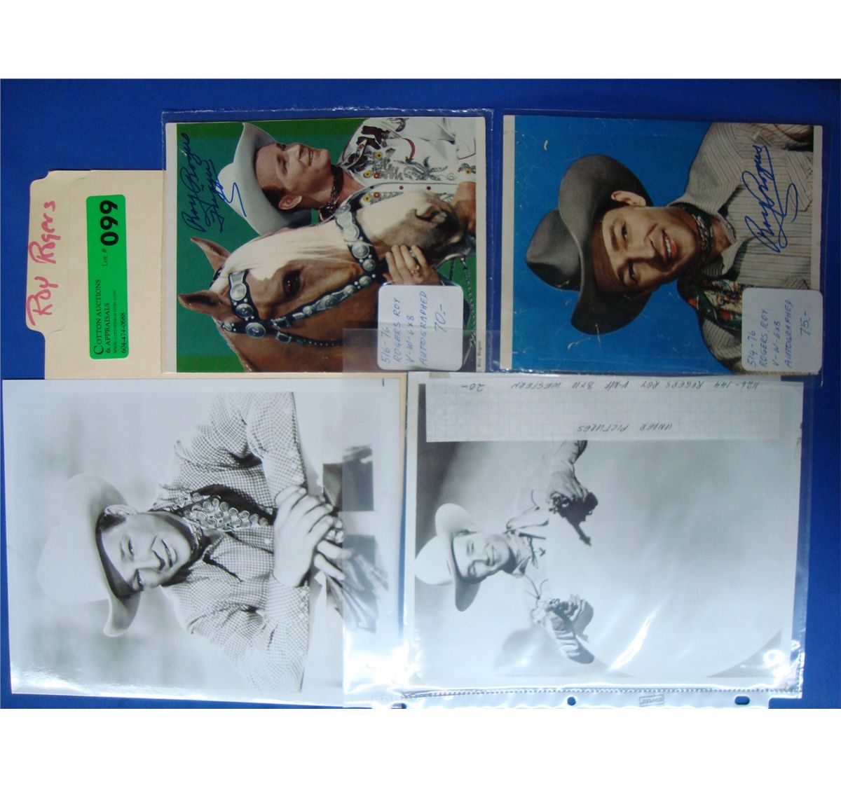 Roy Rogers Autograph & Memorabilia