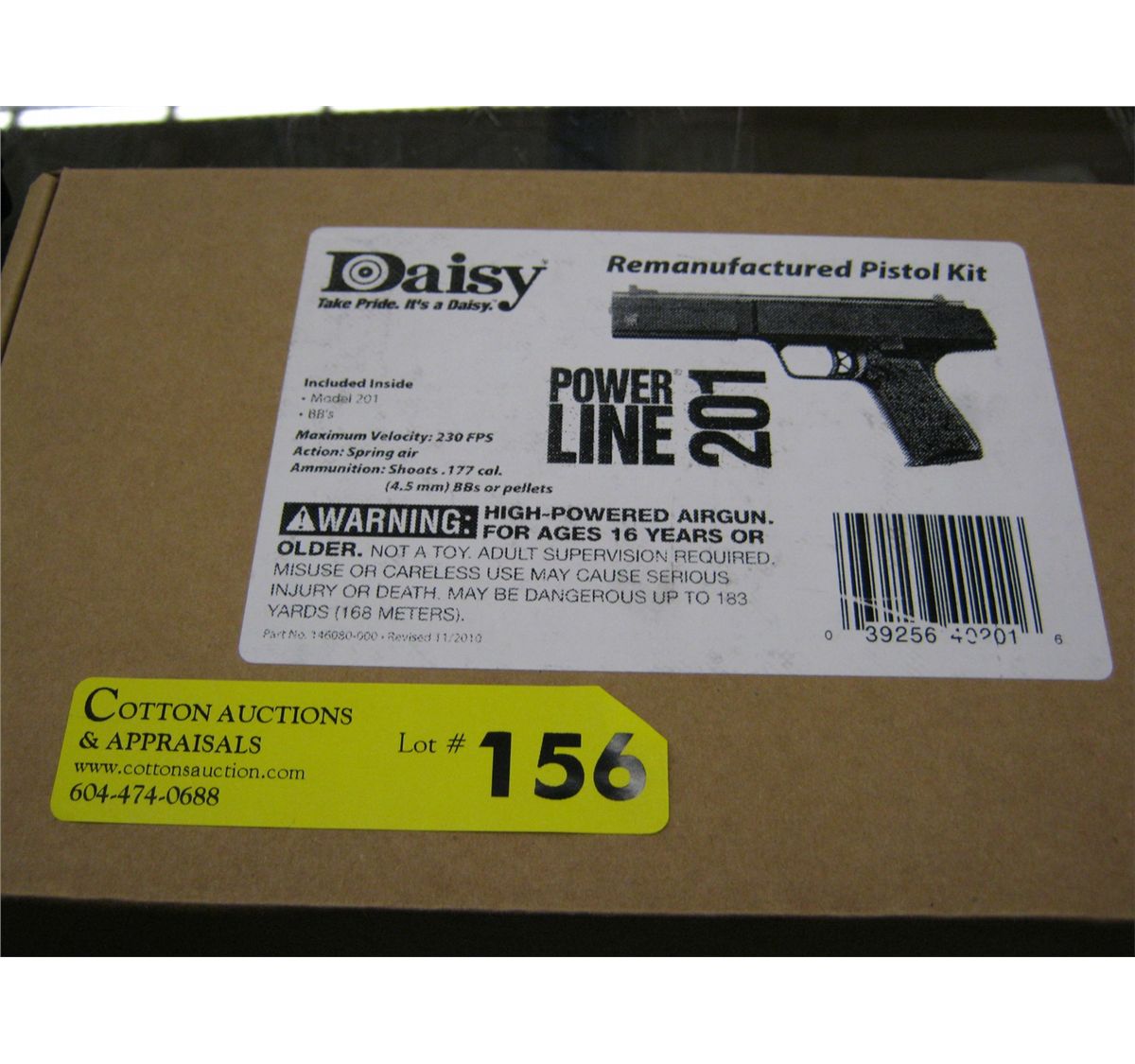 Daisy BB hand gun with targets & ammunition