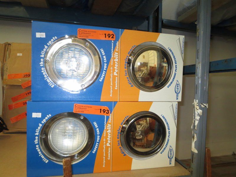 Peterbilt light with side mirror